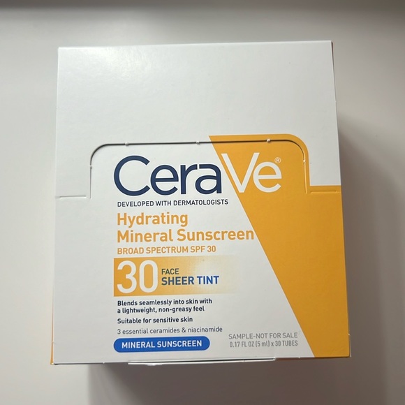 CeraVe | Skincare | Cerave Hydrating Mineral Sunscreen Spf 3 Face Sheer ...